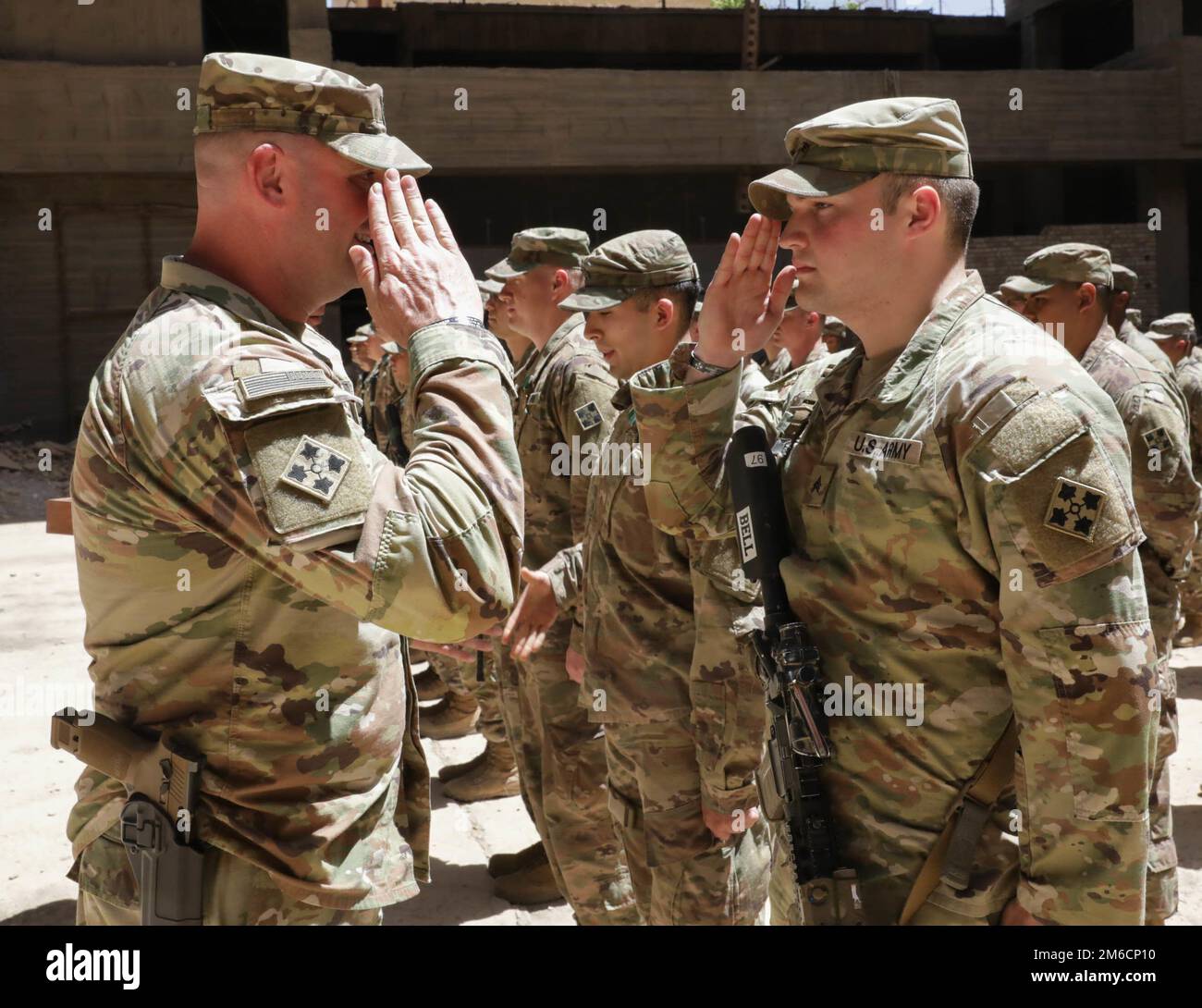 Le lieutenant-colonel Gregory Polk, commandant de la Force ...