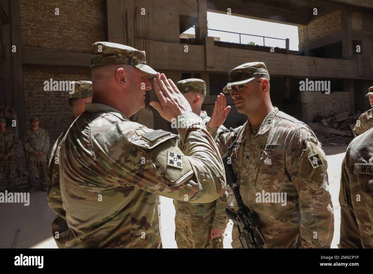 Le lieutenant-colonel Gregory Polk, commandant de la Force ...