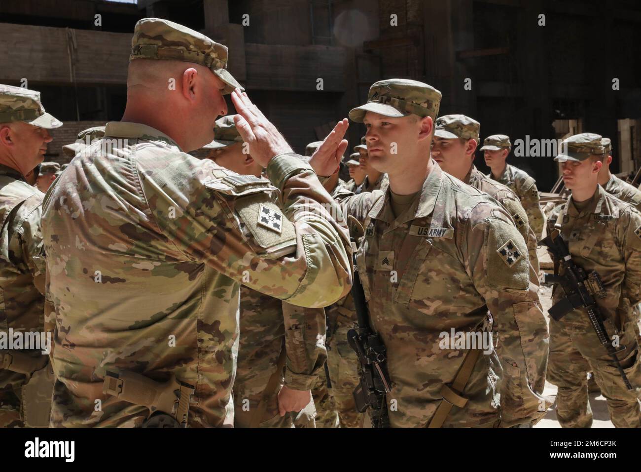 Le lieutenant-colonel Gregory Polk, commandant de la Force ...