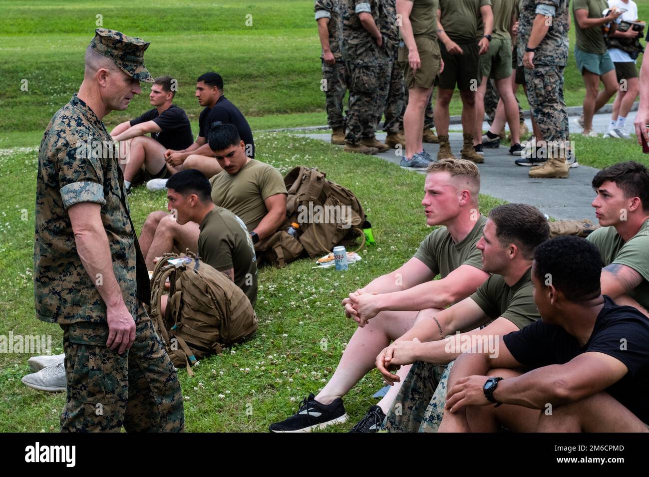 ÉTATS-UNIS Corps de marine Brig. Le général Kyle Ellison, commandant ...
