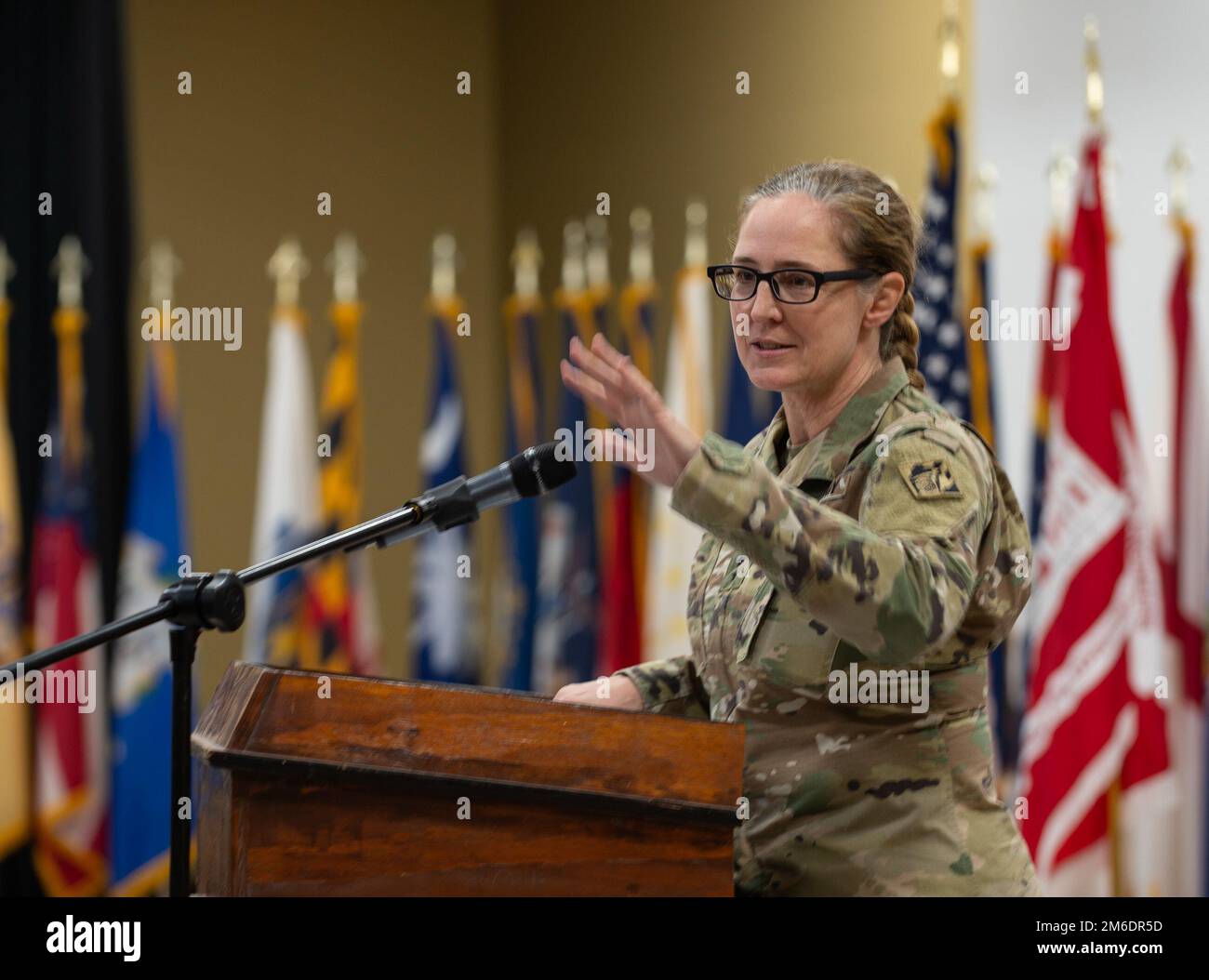 Général de division Kimberly Colloton, commandant général des États ...