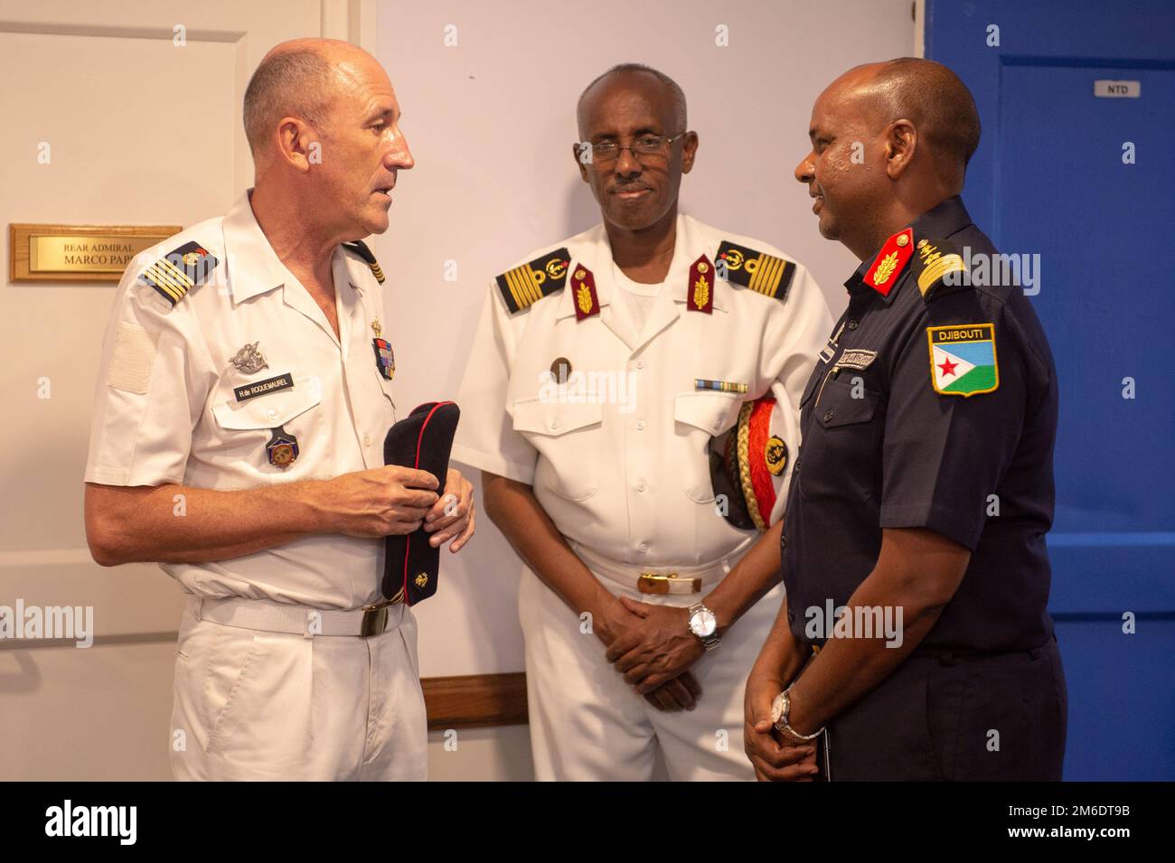 PORT DE DJIBOUTI, Djibouti (25 avril 2022) l'armée française le colonel ...