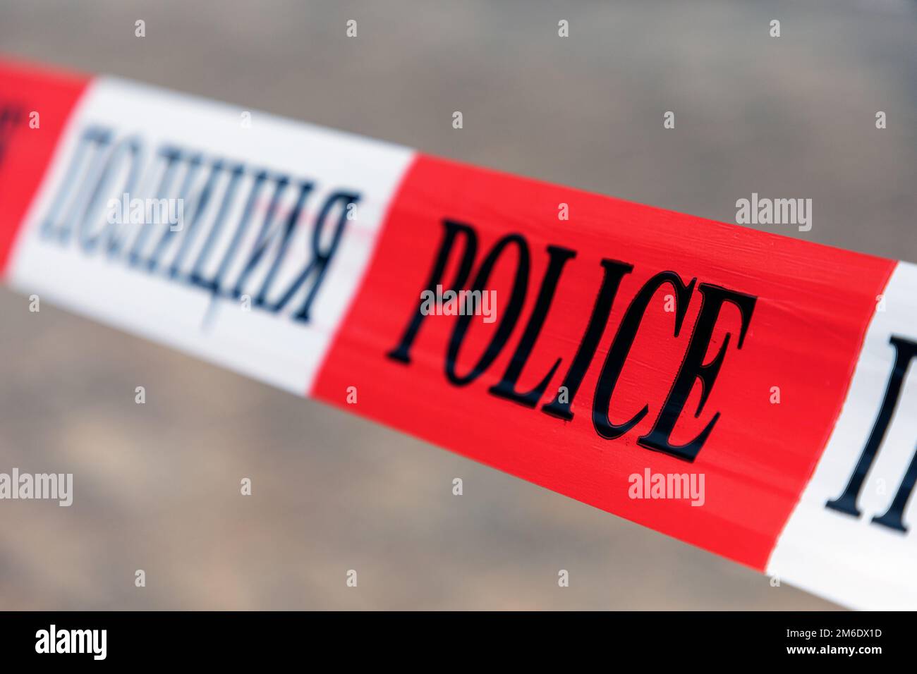 La police borde la route Banque de photographies et d’images à haute ...