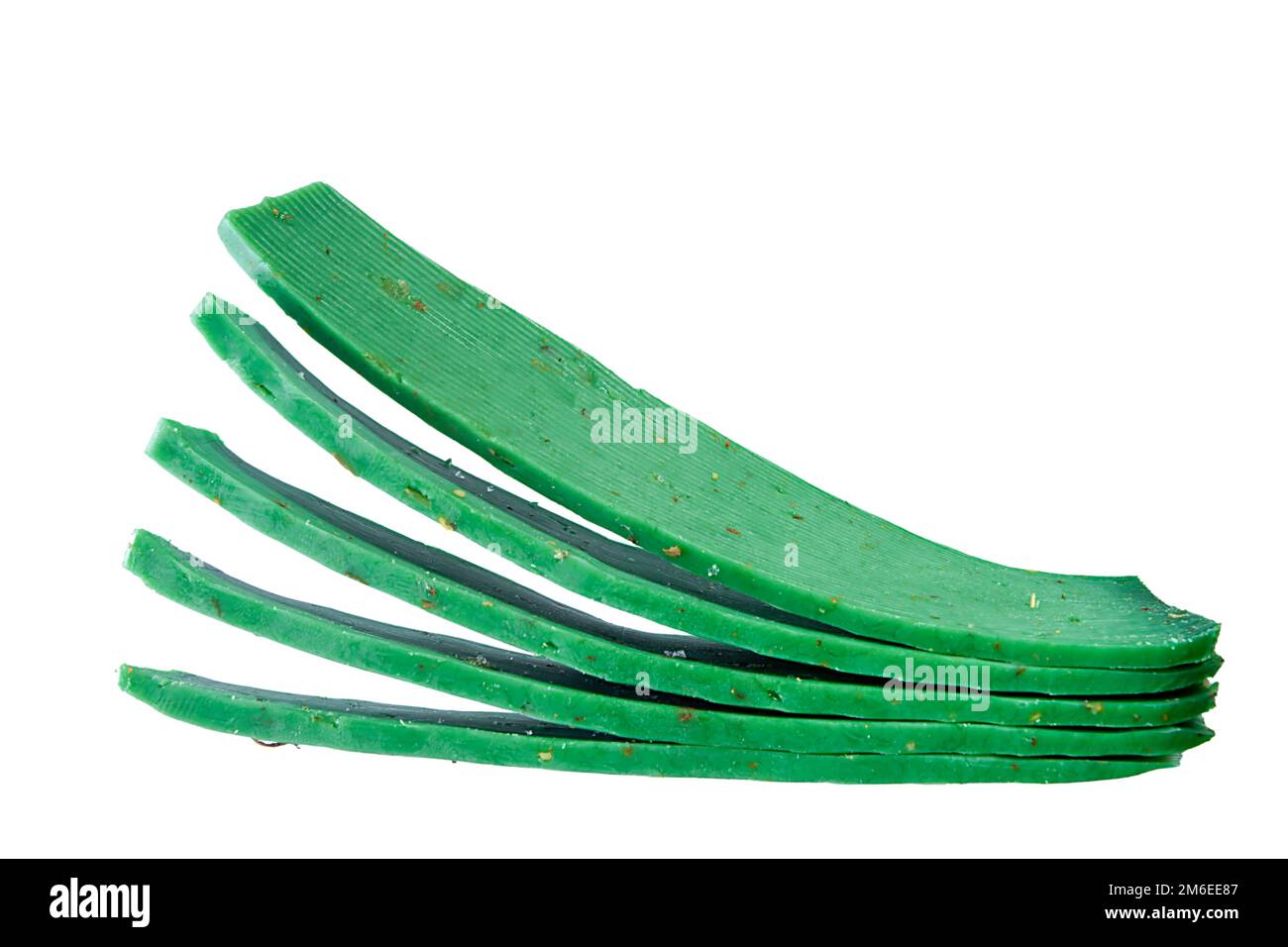 Fromage vert au basilic Banque d'images détourées - Alamy
