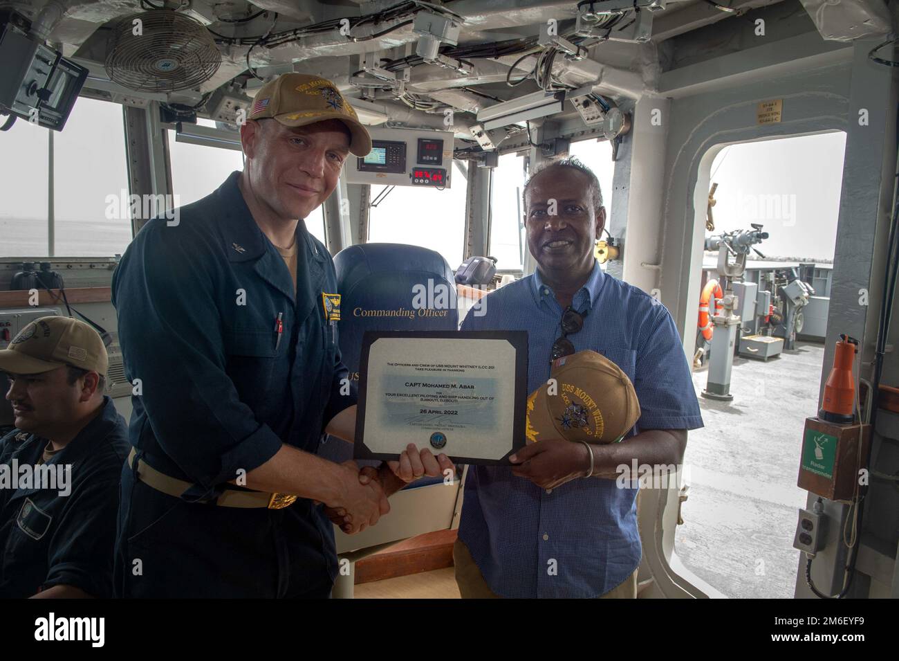 PORT DE DJIBOUTI, Djibouti (26 avril 2022) États-Unis Le capitaine de ...