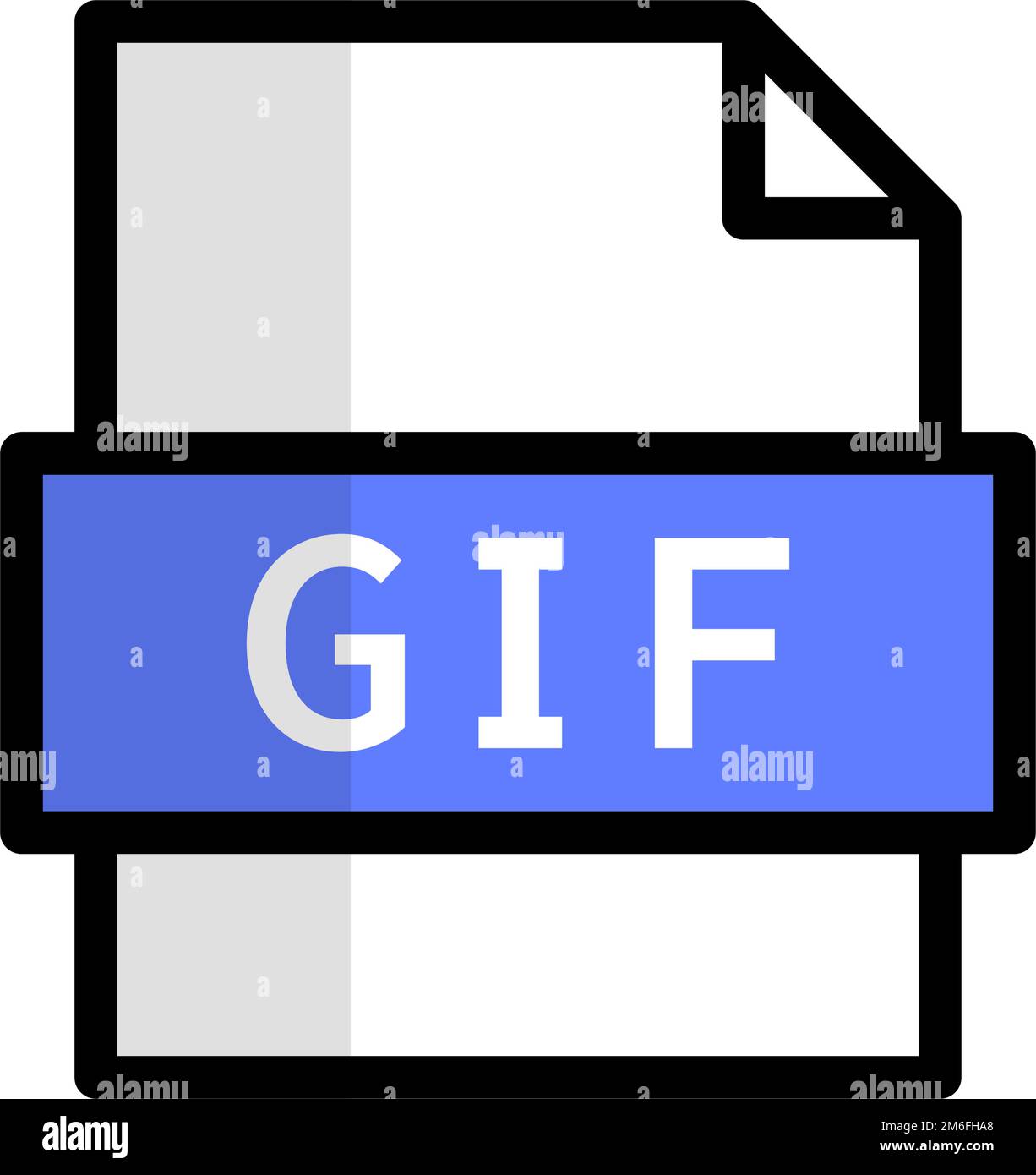 Gif icon file format symbol Banque de photographies et d’images à haute ...