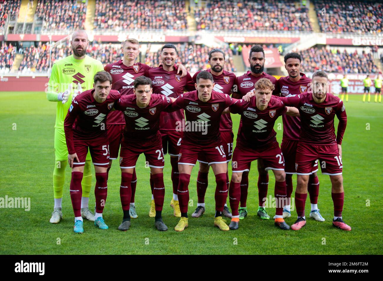 Photo de l'équipe Fc de Turin lors de la série a italienne, match de ...