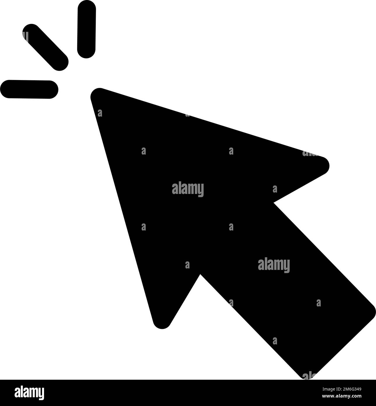 Mouse cursor click link Banque d'images vectorielles - Alamy