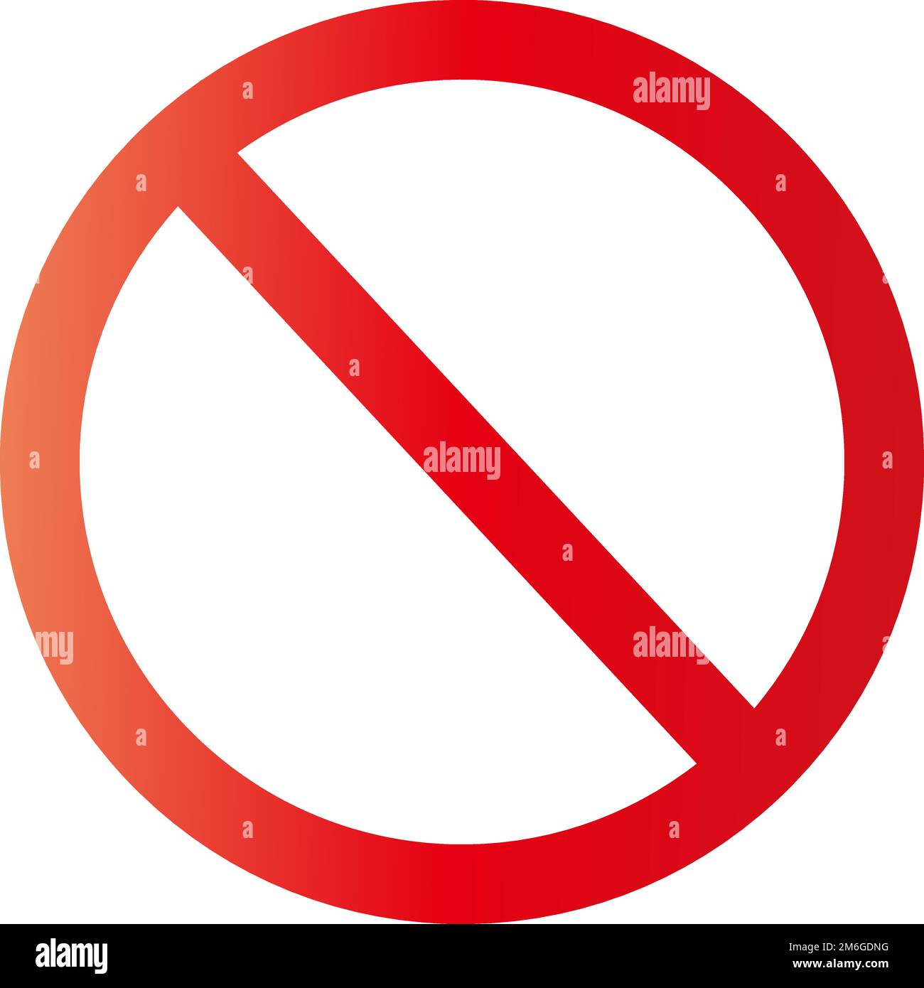 Passage interdit signe d'interdiction Banque d'images vectorielles - Alamy