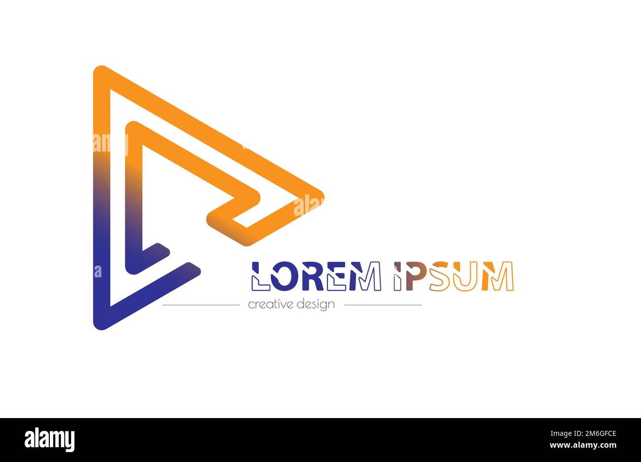 Modèle d'un logo, d'une marque commerciale, d'un autocollant ou d'une ...