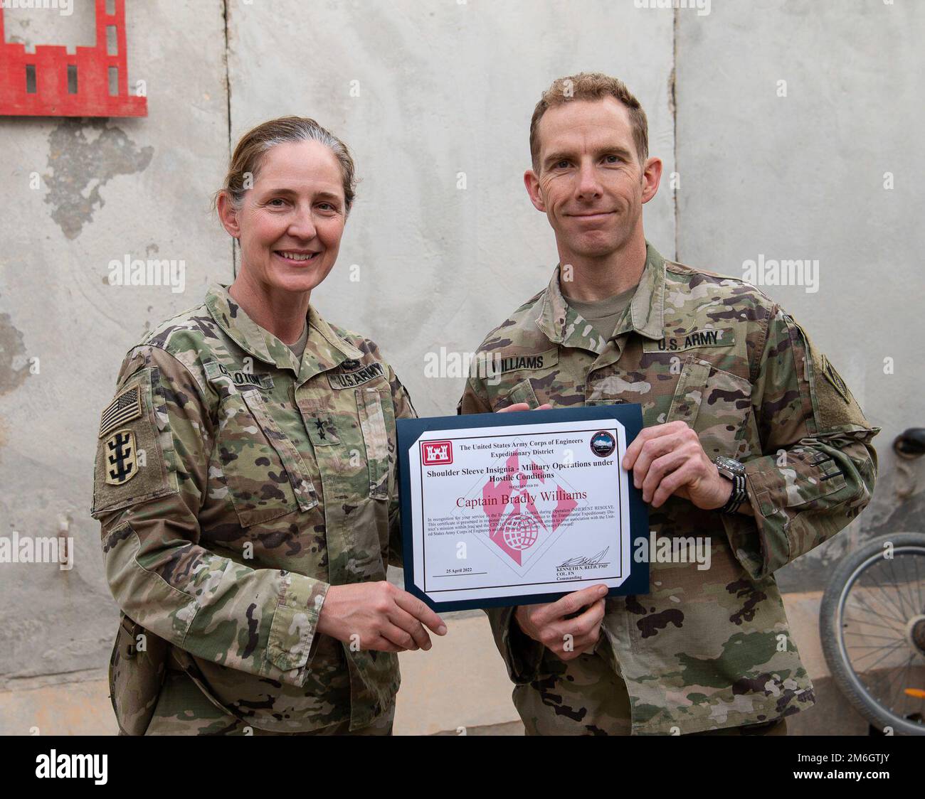 Général de division Kimberly Colloton, États-Unis Le commandant général ...