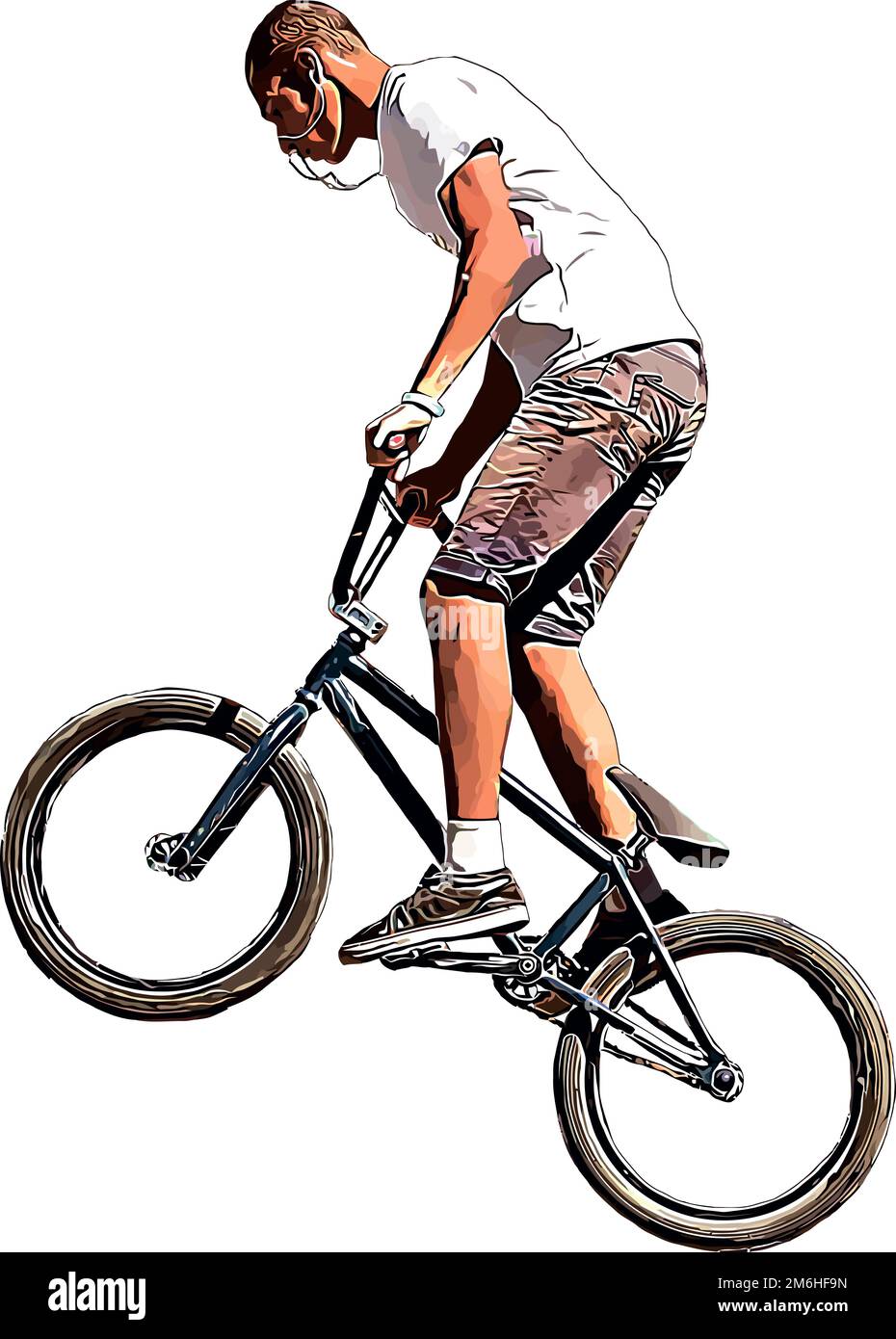 Cycliste bmx Banque de photographies et d’images à haute résolution - Alamy