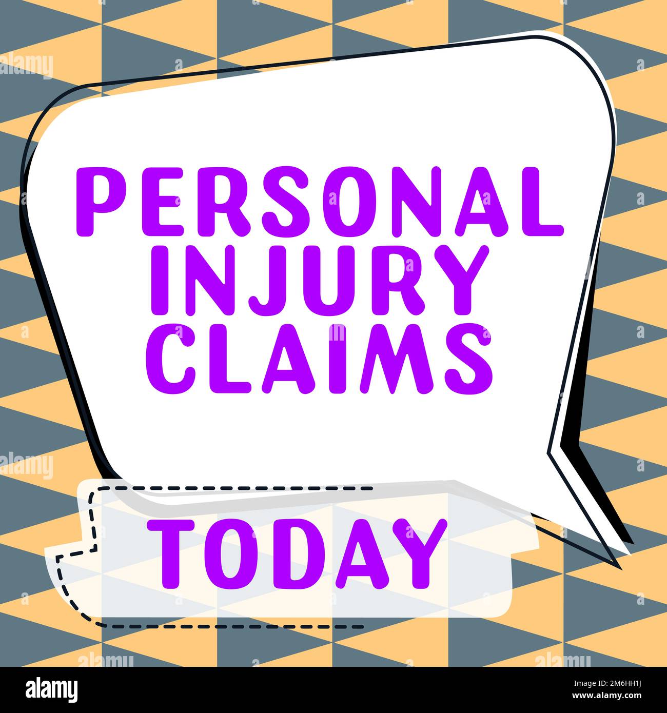 Affichage conceptuel des réclamations pour blessures corporelles ...