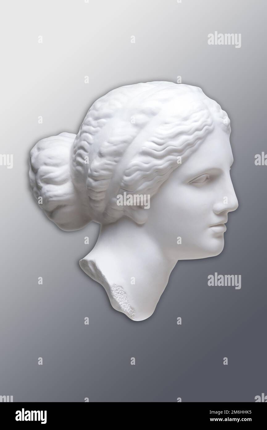 Copie en gypse blanc de l'ancienne statue de Vénus de Milo pour les ...