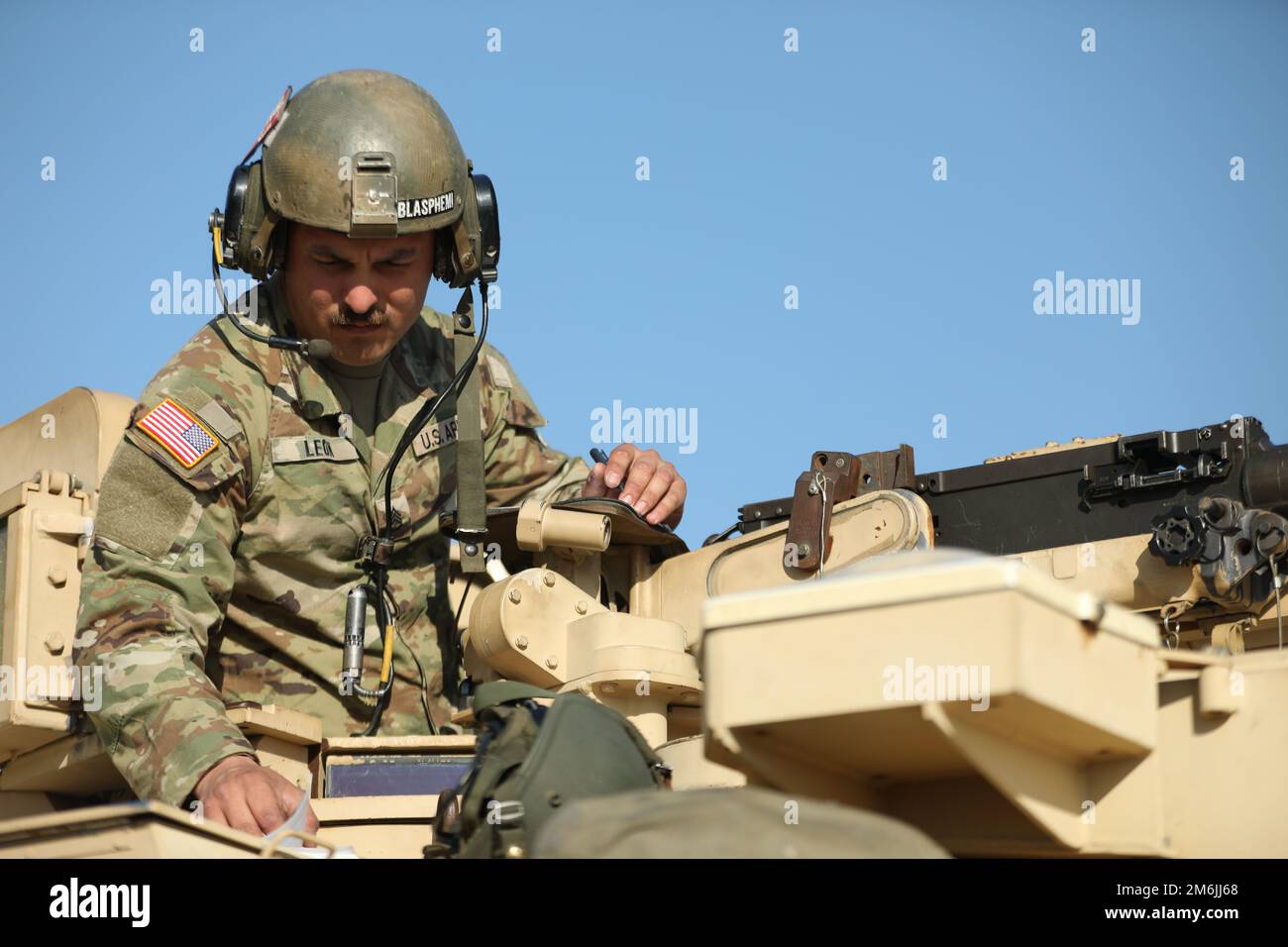 ÉTATS-UNIS Le sergent d'état-major de l'armée Donovan Leon, du 4th e ...