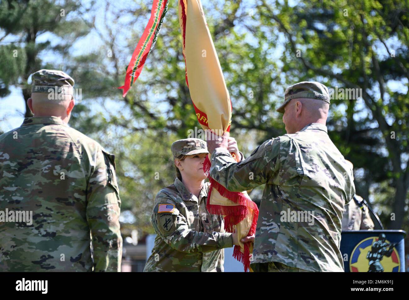 Le 29 avril 2022, l’activité de soutien de l’armée américaine, fort dix ...
