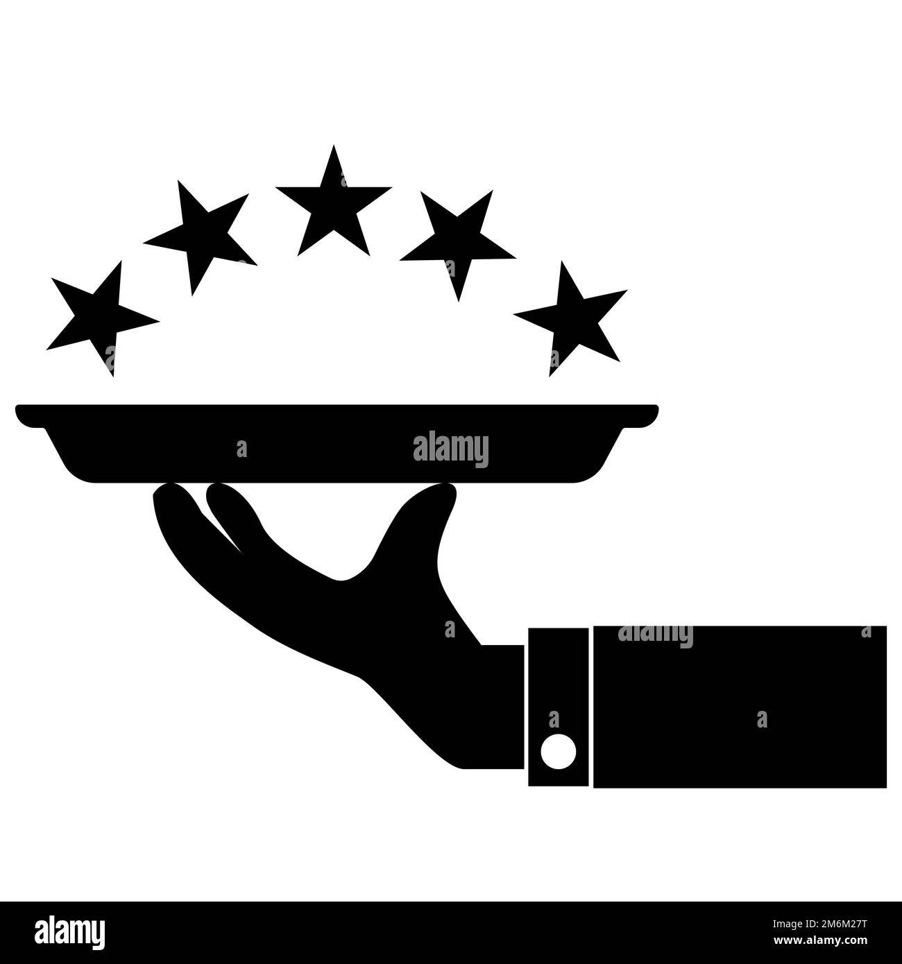 icône de service exclusive sur fond blanc. panneau des services premium ...