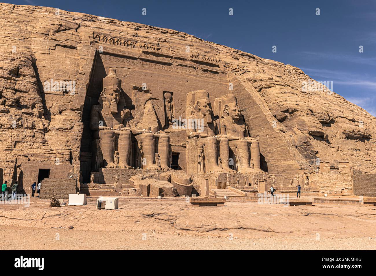 Abou Simbel, Égypte - 16 novembre 2021 : le grand ancien temple ...