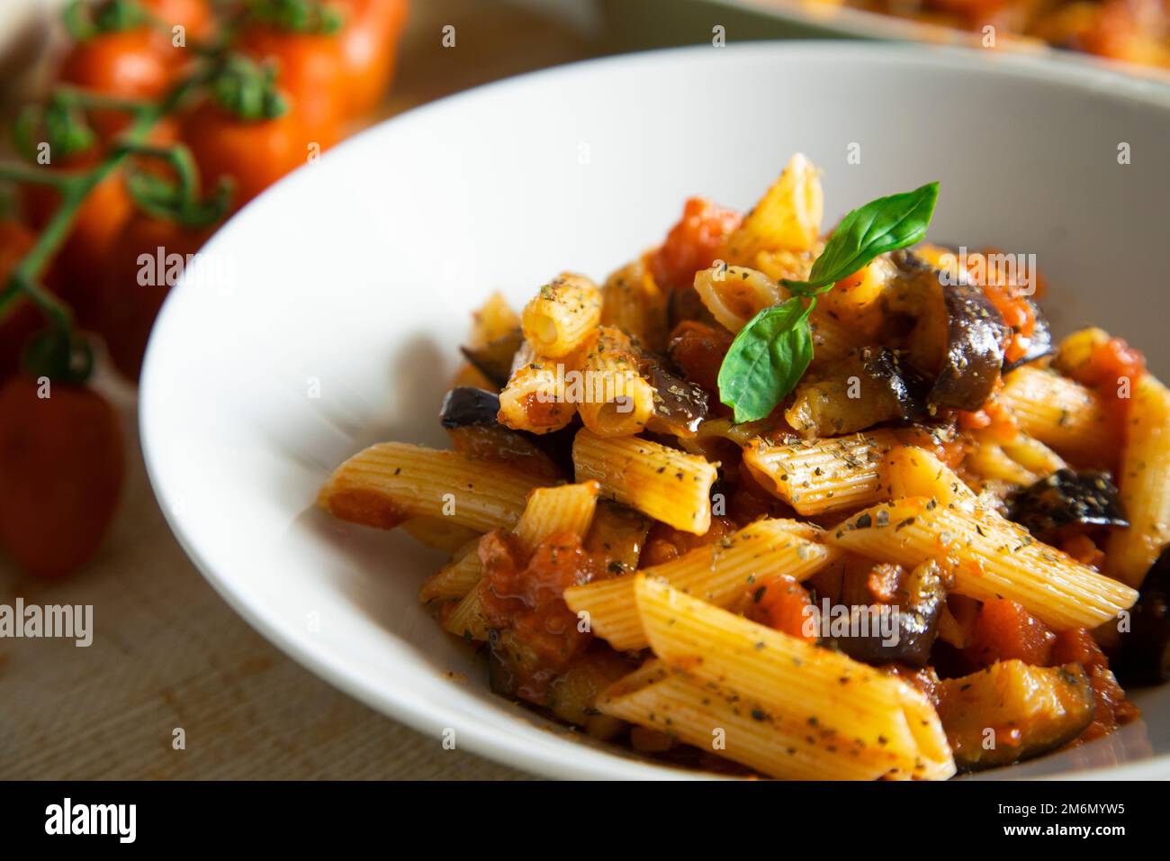Pâtes Alla Norma Le Pasta Alla Norma Est Un Plat Traditionnel De Pâtes