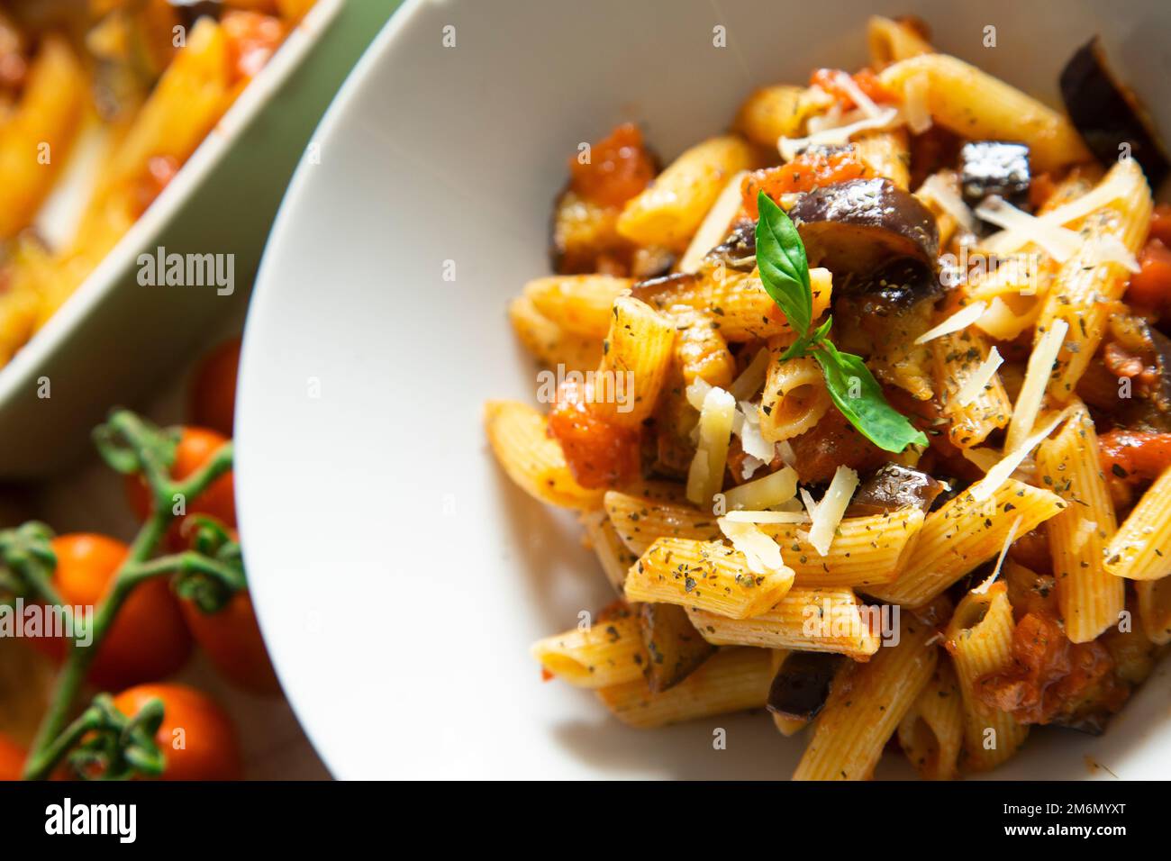 Pâtes Alla Norma Le Pasta Alla Norma Est Un Plat Traditionnel De Pâtes