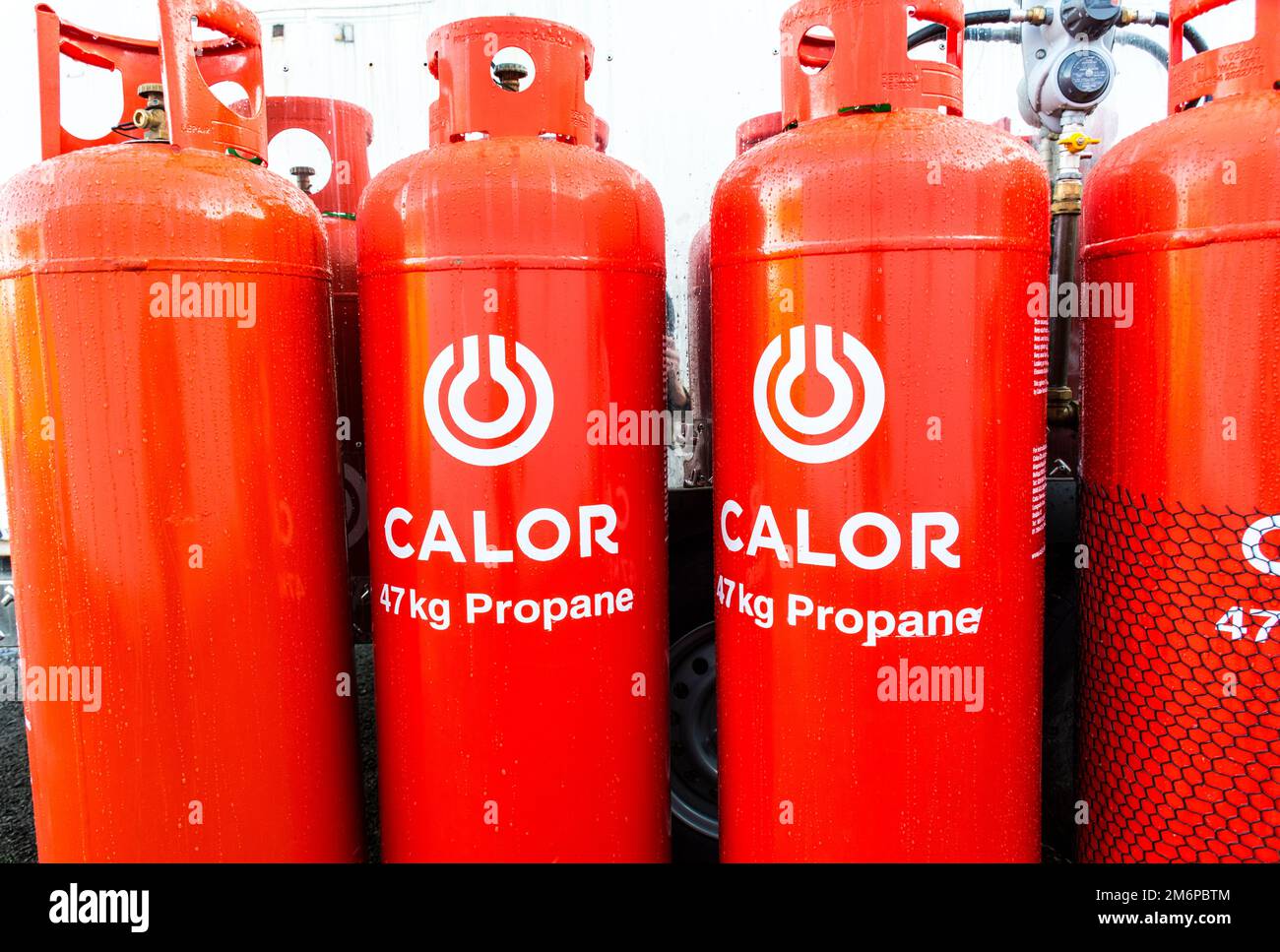 Bouteilles de gaz propane Banque de photographies et d’images à haute ...