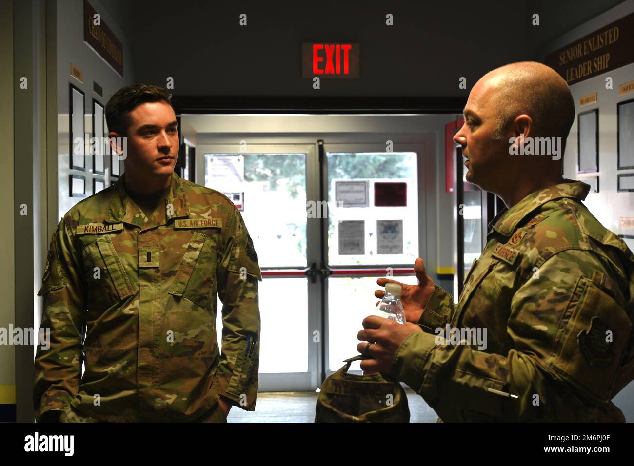 Le Sgt Jeremiah Grisham, chef de commandement de l'escadre des ...