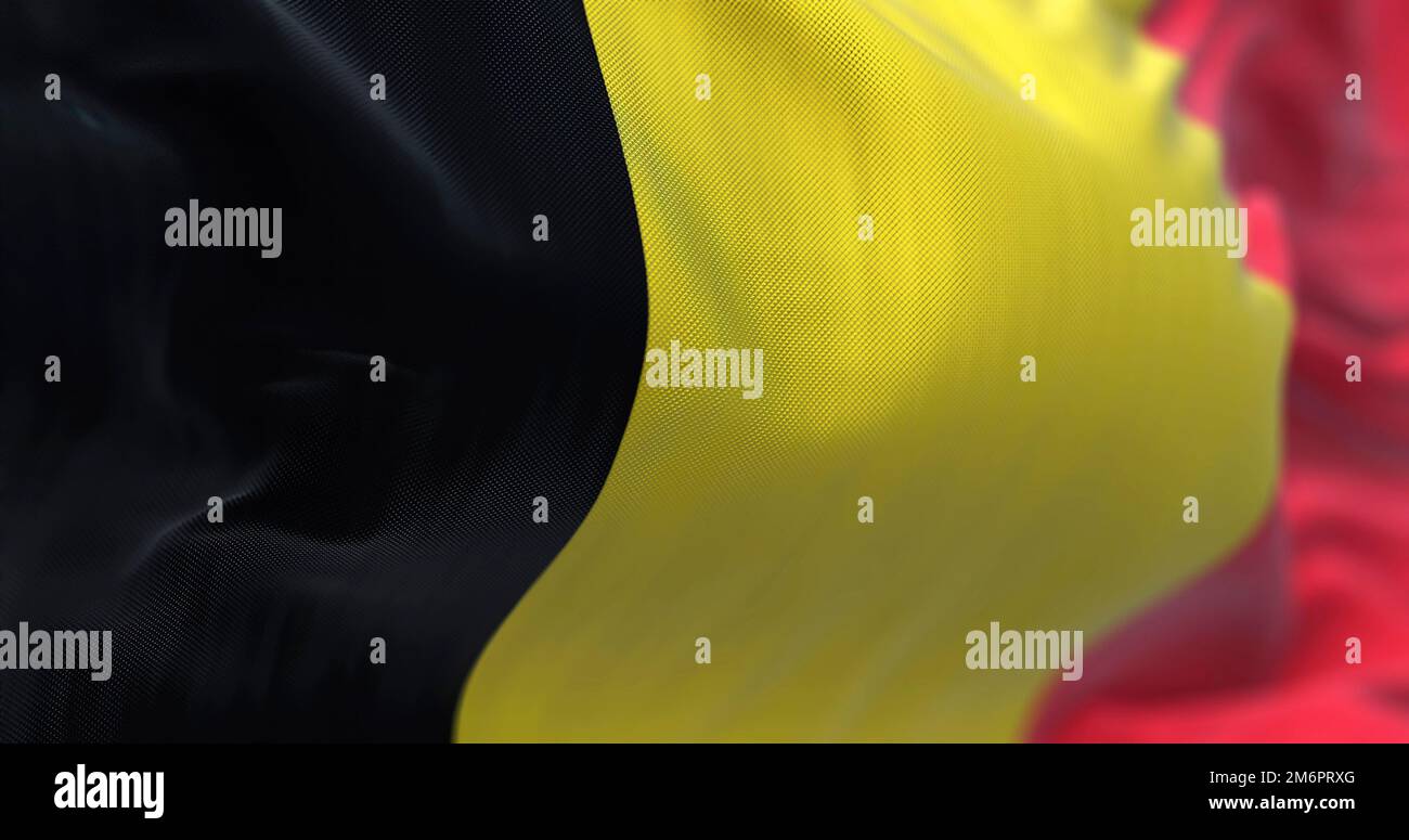 Drapeau belge flottant Banque de photographies et d’images à haute ...