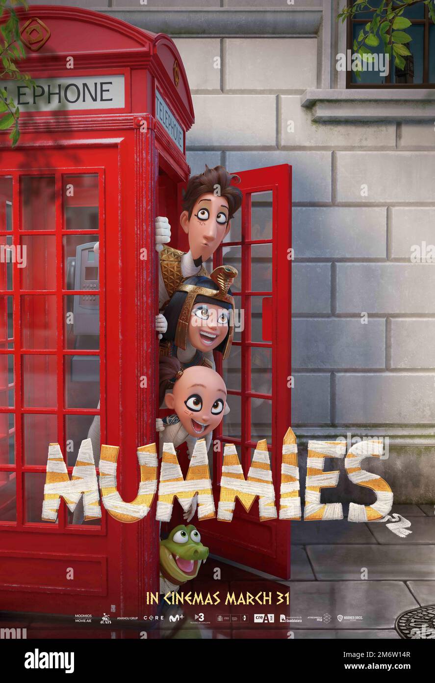 DATE DE SORTIE: 24 février 2023. TITRE : momies. STUDIO: Warner Bros. DIRECTEUR: Juan Jesus ...