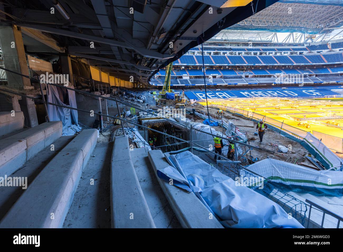Santiago bernabeu stadium interior Banque de photographies et d’images ...