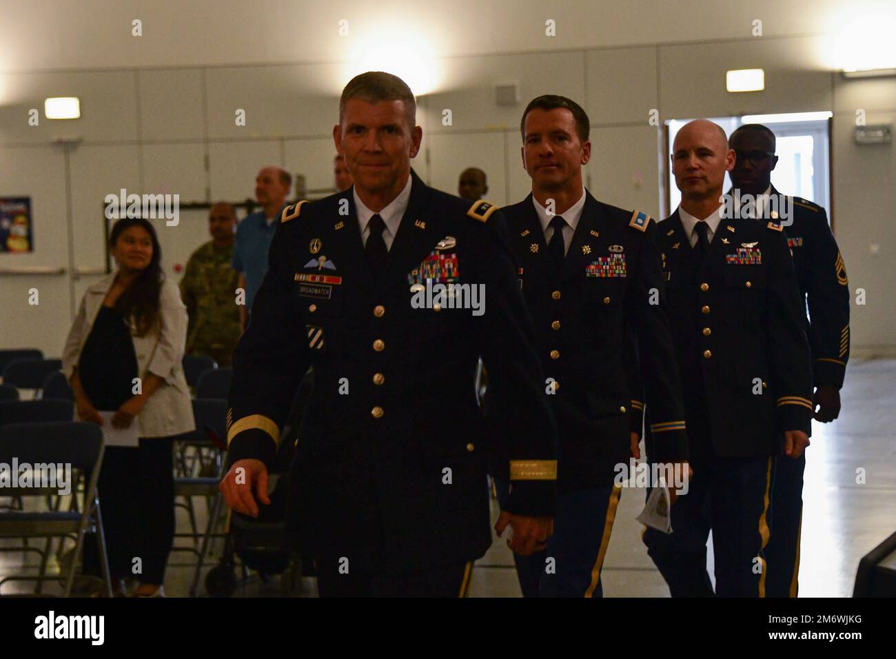 ÉTATS-UNIS Major général de l'armée Jeffery Broadwater, à l'extrême ...