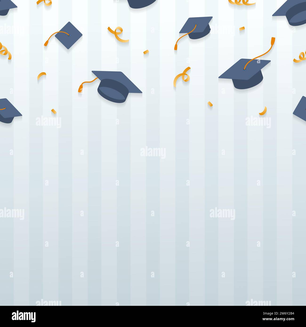 Planches de mortier de graduation Banque d'images vectorielles - Alamy