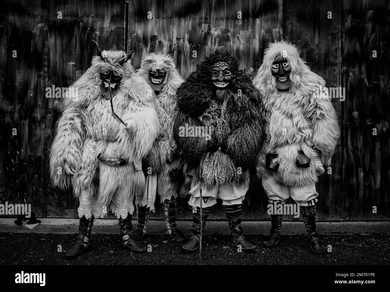 Carnaval de buso Banque d'images noir et blanc - Alamy