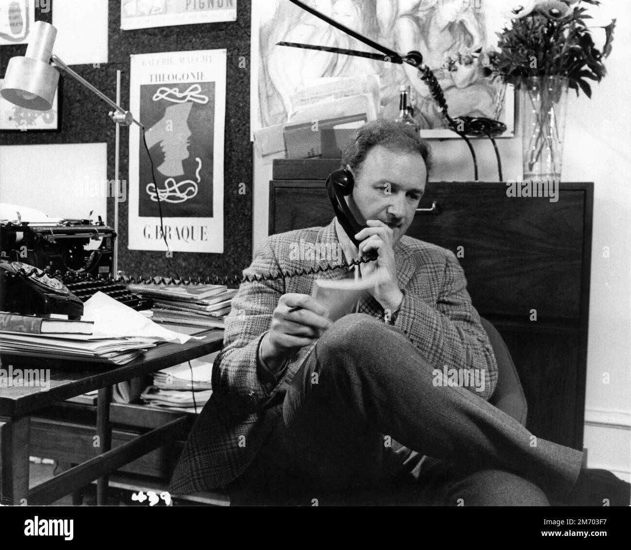 Gene hackman conversation 1974 Banque d'images noir et blanc - Alamy