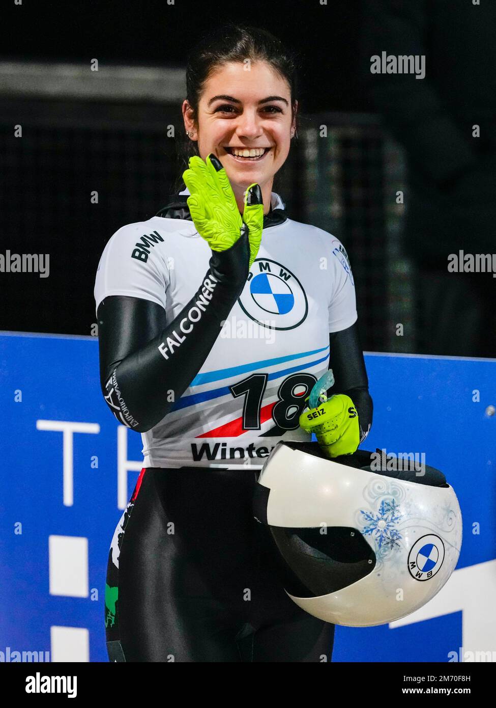 WINTERBERG, ALLEMAGNE - JANVIER 6 : Alessia Crippa, d'Italie, concoure ...