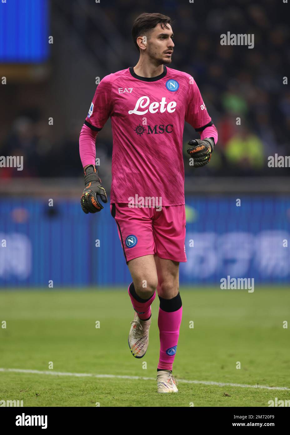 Milan, Italie, 4th janvier 2023. Alex Meret de SSC Napoli réagit ...