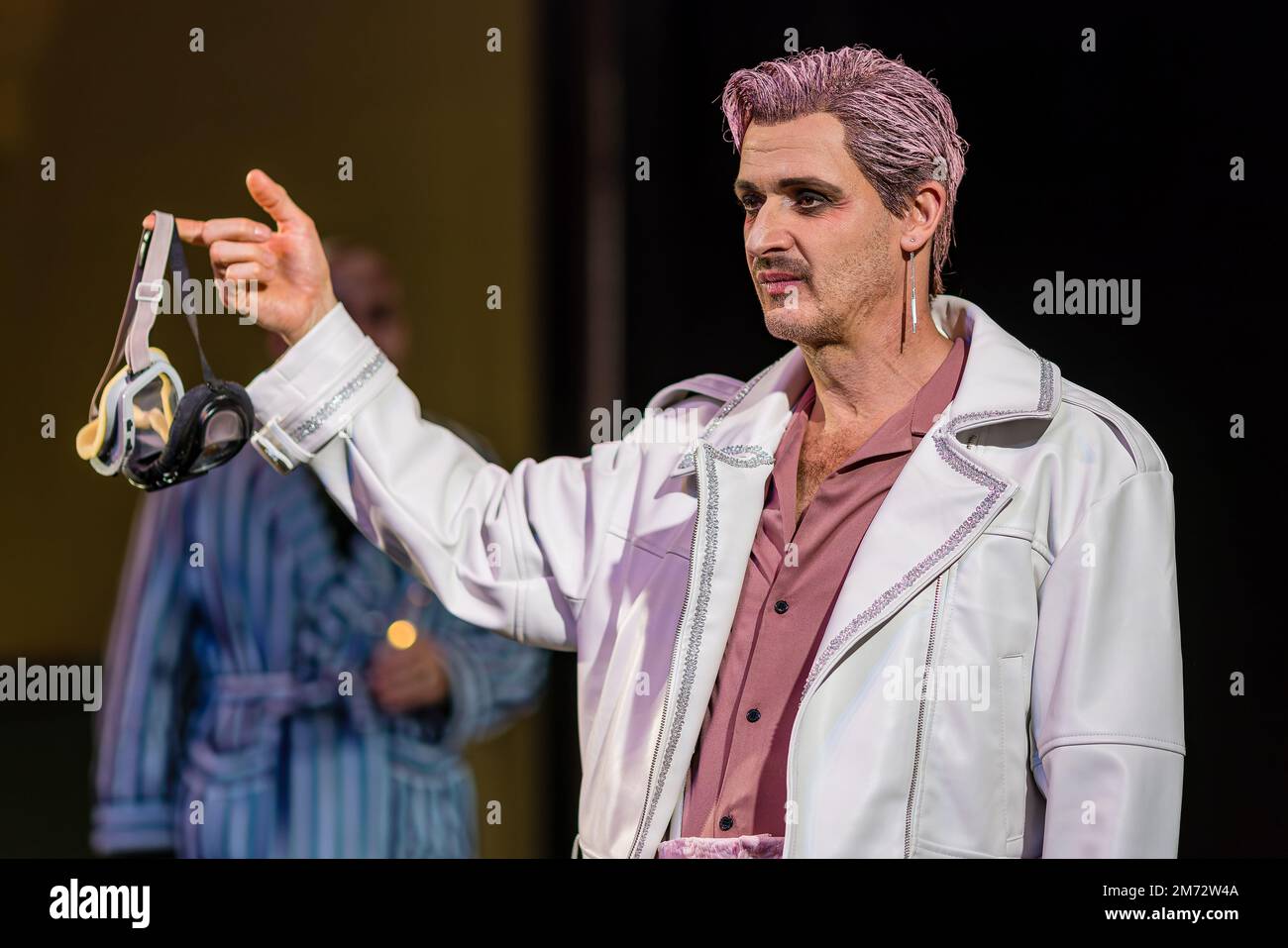 30 juin 2022, Brandebourg, Cottbus: Staatstheater l'acteur de Cottbus ...