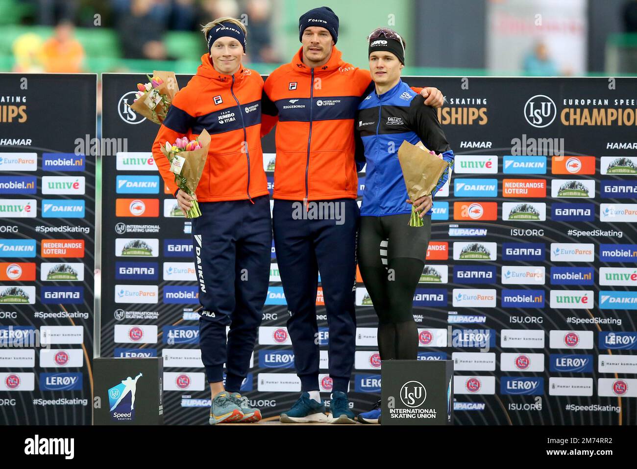 Hamar 20230107.Merijn Scheperkamp des pays-Bas (à gauche), hein ...