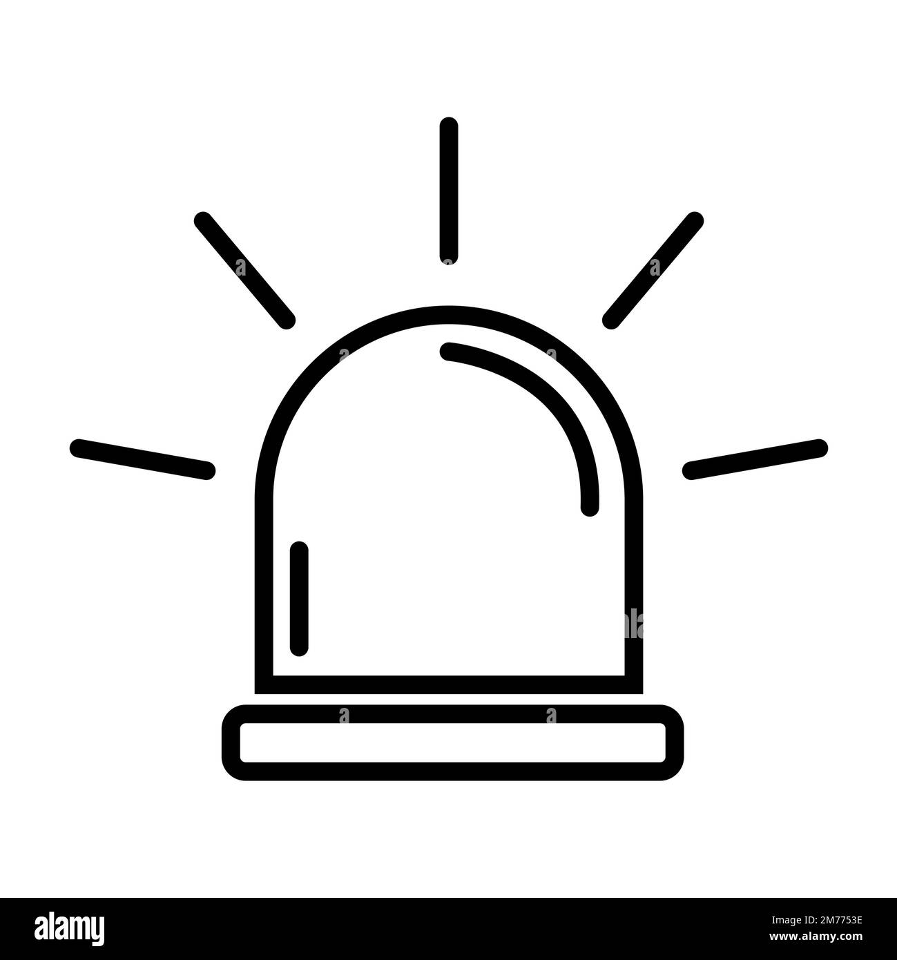 Panneau d'alarme incendie de sirène, symbole de feu de signalisation ...