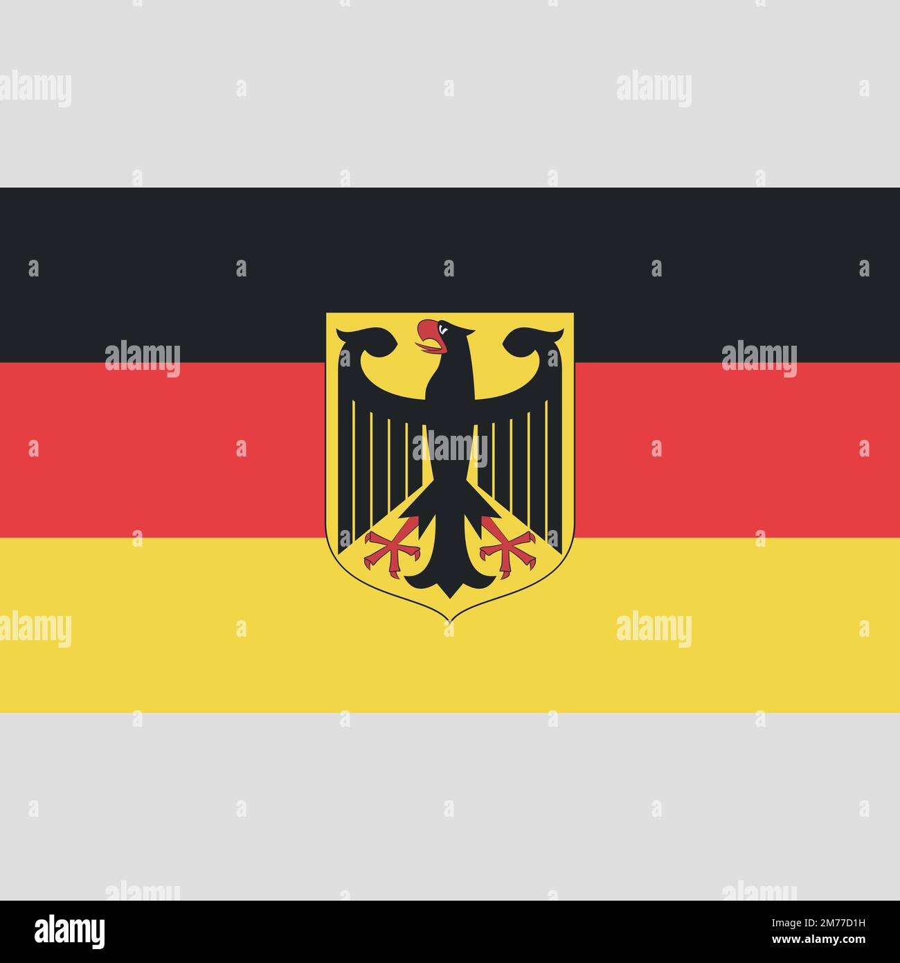 Graphique vectoriel drapeau Allemagne. Illustration du drapeau allemand ...