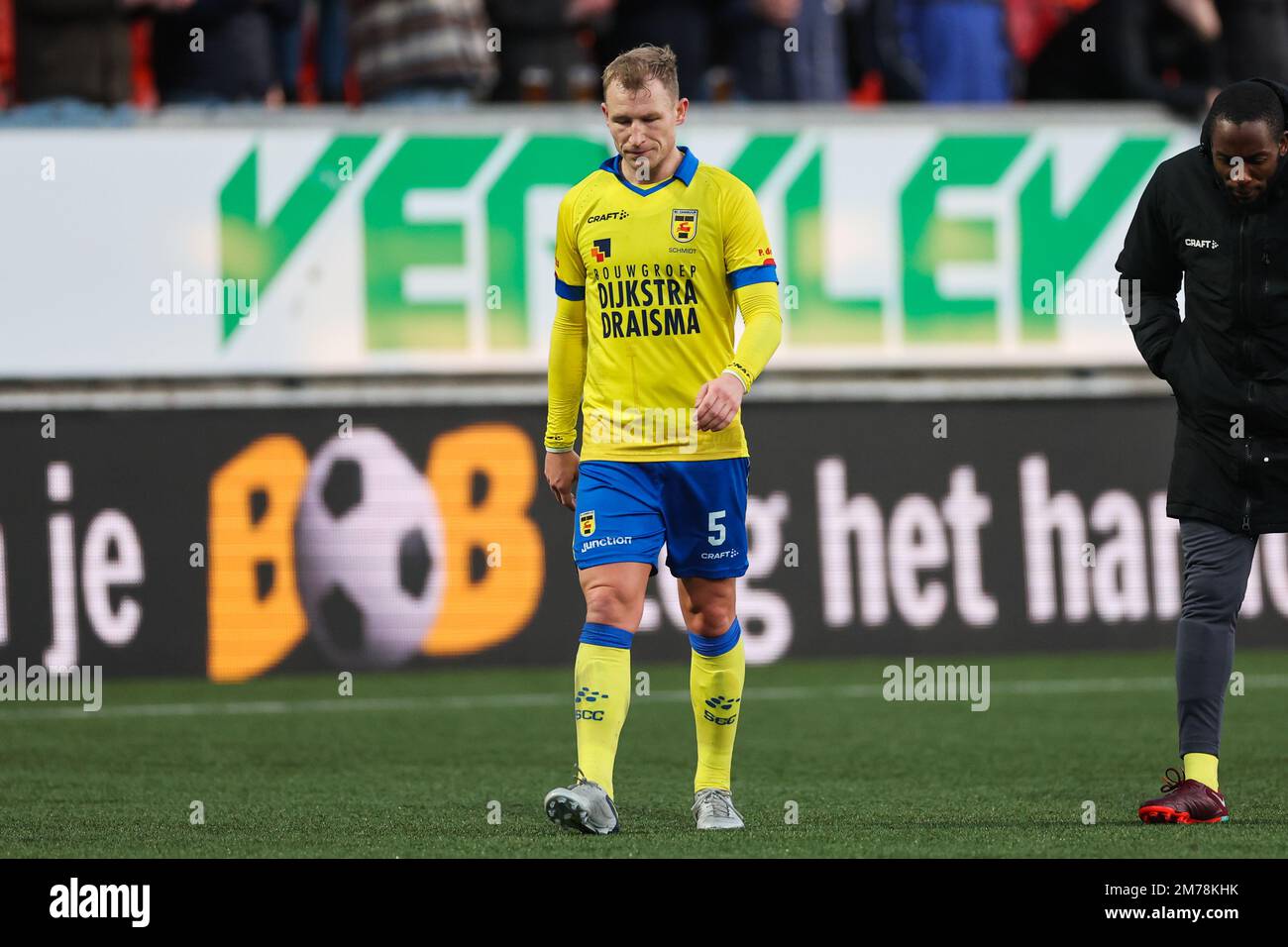 LEEUWARDEN, PAYS-BAS - JANVIER 8 : Derry Murkin de fc Volendam pendant ...