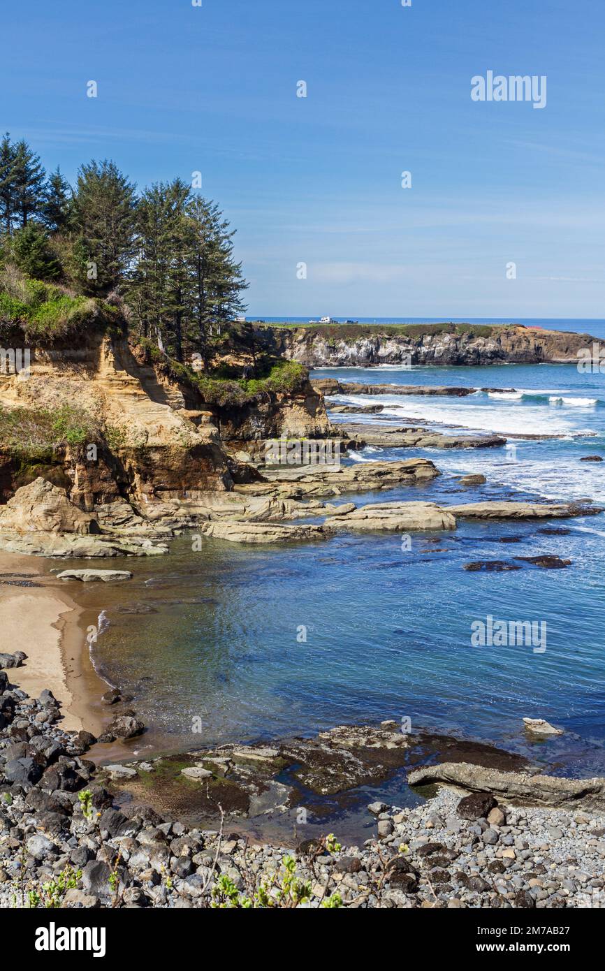 Côte centrale de l'oregon Banque de photographies et d’images à haute ...