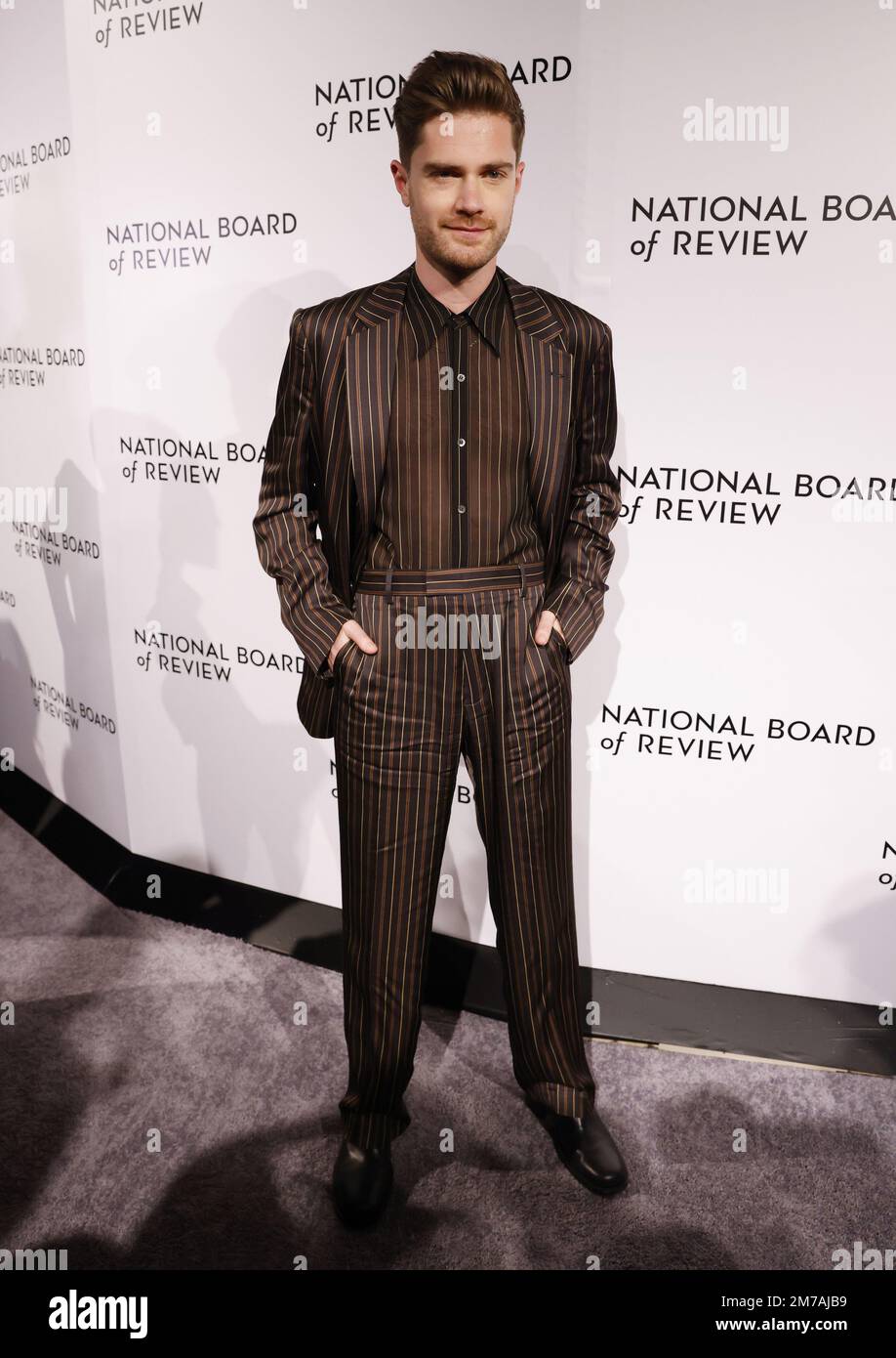 New York, États-Unis. 8th janvier 2023. Lukas Dhont et Davy Parmentier ...