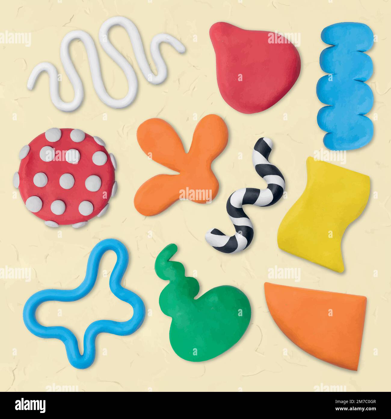 Argile de bricolage Banque d'images vectorielles - Alamy