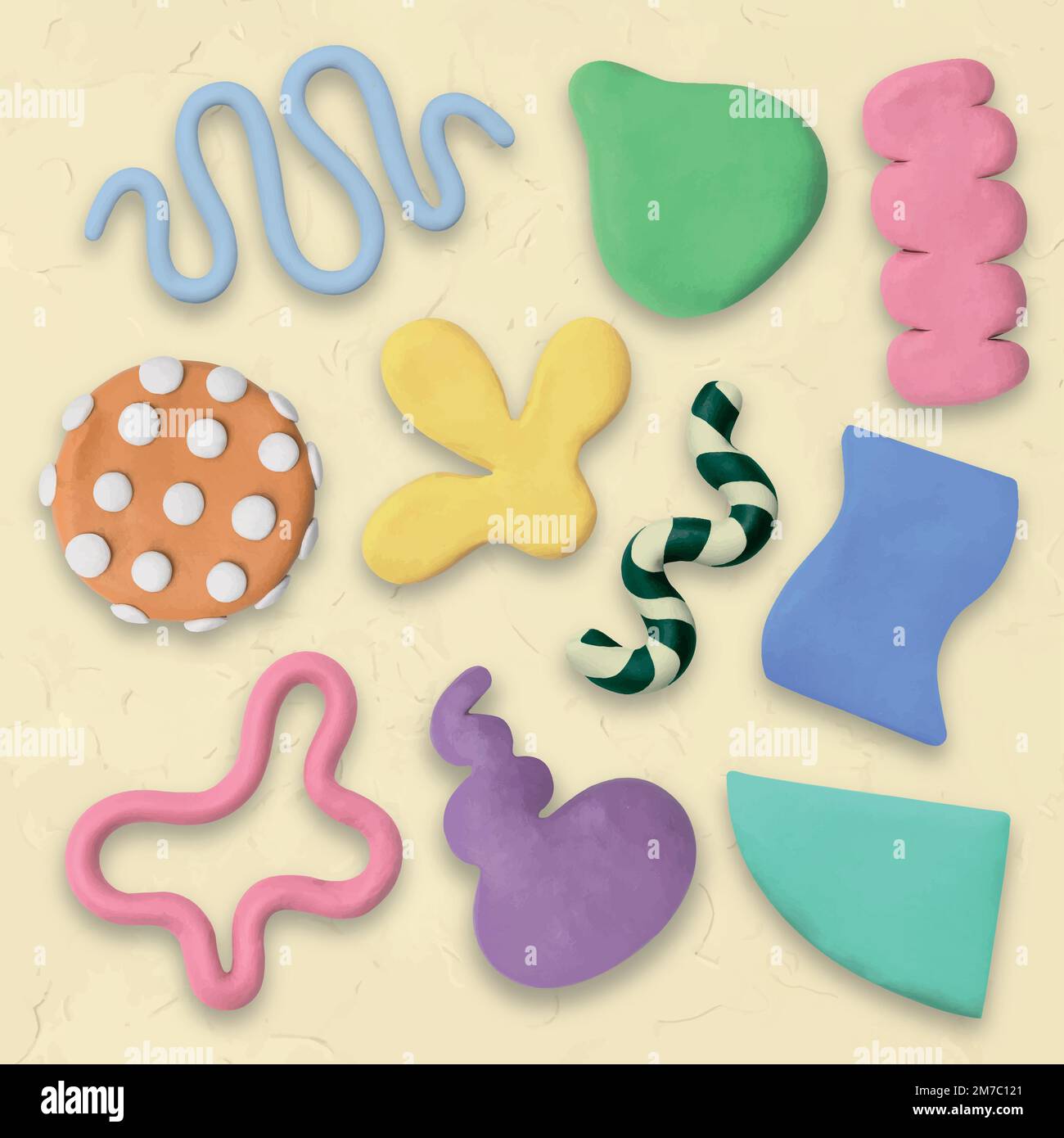 Argile de bricolage Banque d'images vectorielles - Alamy