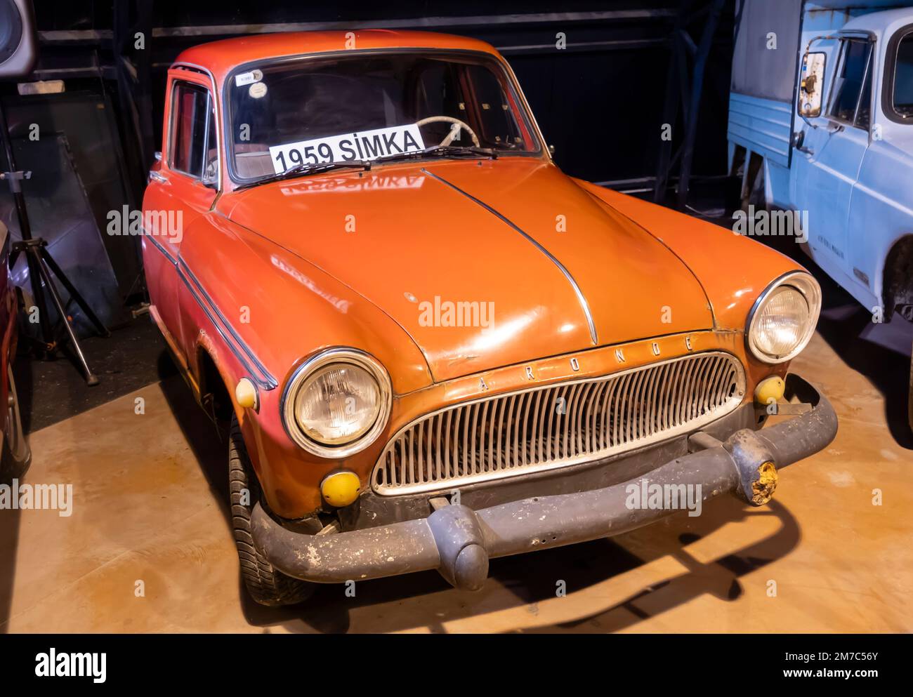 Modèle Simka 1959. Simca Aronde est une automobile fabriquée par le constructeur automobile ...