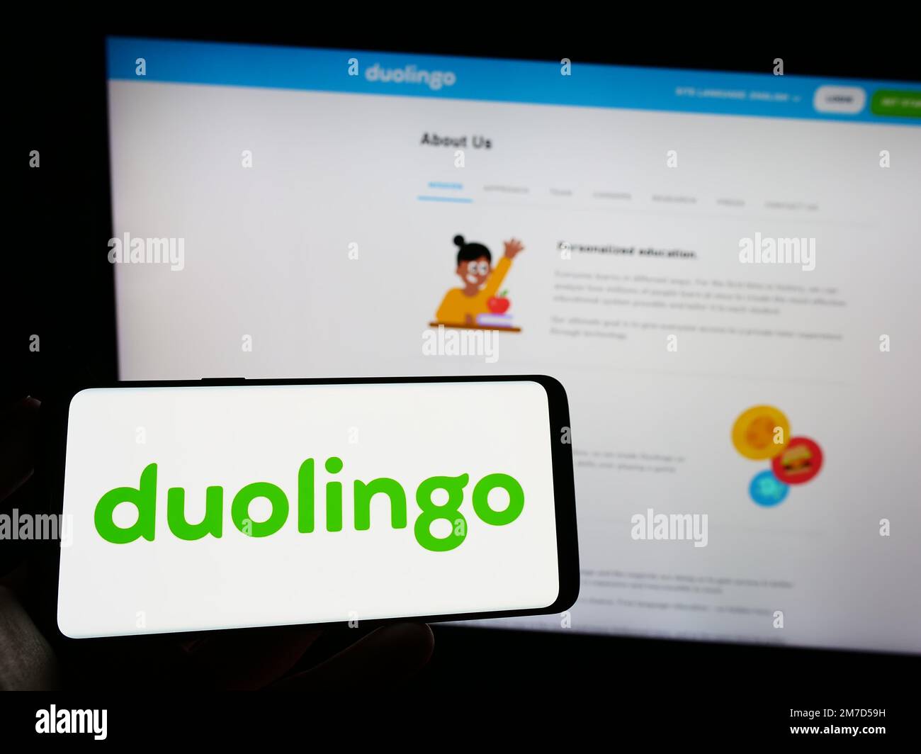 Duolingo inc Banque de photographies et d’images à haute résolution - Alamy