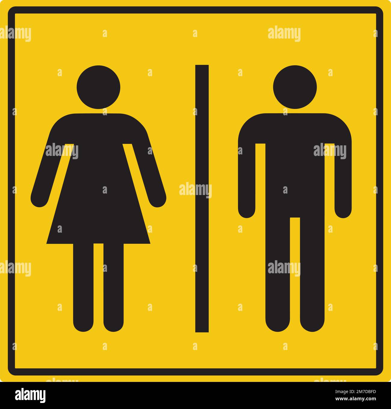 Pictogramme de toilettes pour femmes Banque d'images vectorielles - Alamy