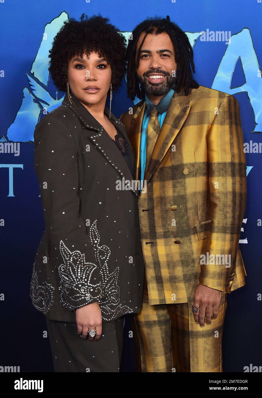 Emmy Raver-Lampman, left, and Daveed Diggs arrive at the U.S.premiere ...