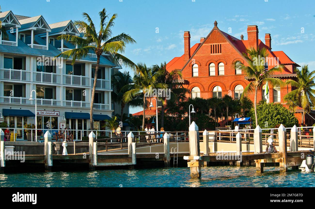 Downtown key west Banque de photographies et d’images à haute ...