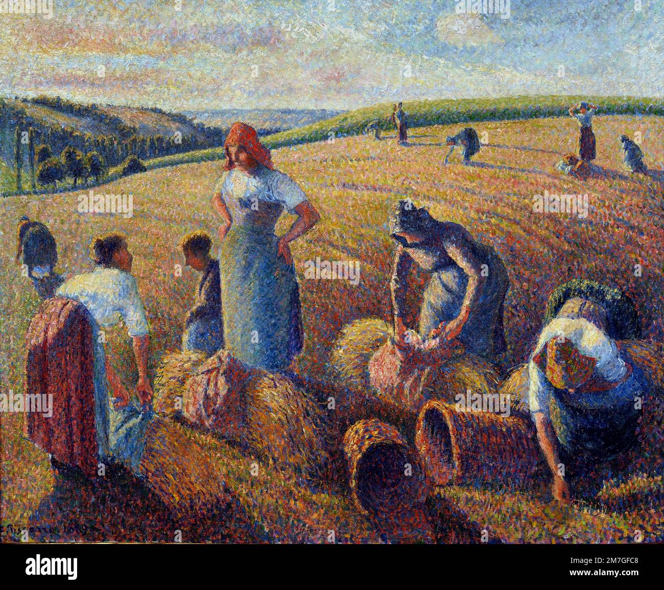 Les glaneurs 1889 Banque de photographies et d’images à haute ...